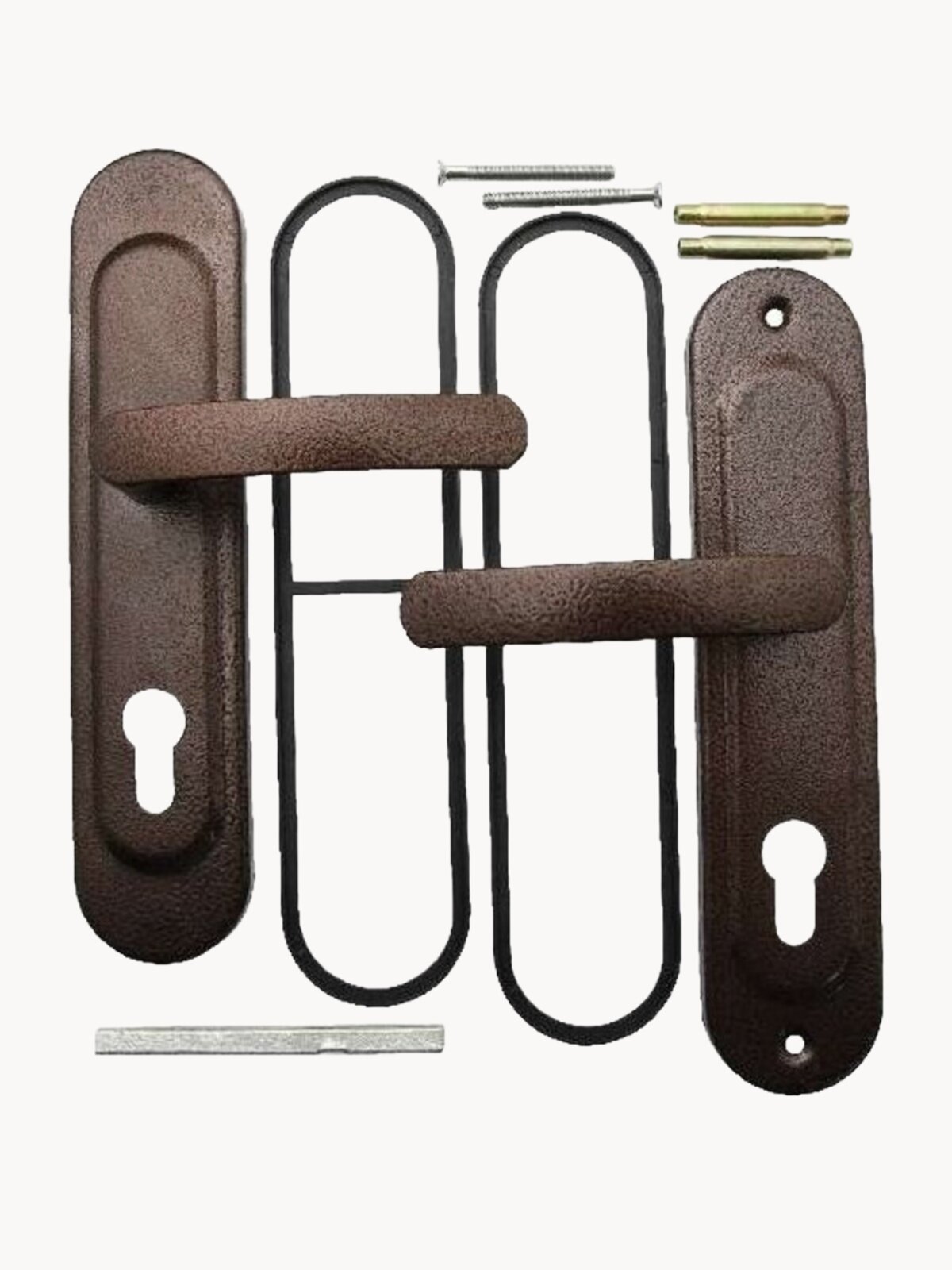 Комплект ручек для китайской двери НP-09-208 под ЛУЧ универсальная, медь