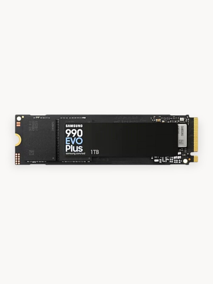 SSD диск Samsung 990 EVO Plus, 1000Gb, M.2 2280, PCI-E 4.0 (MZ-V9S1T0BW)