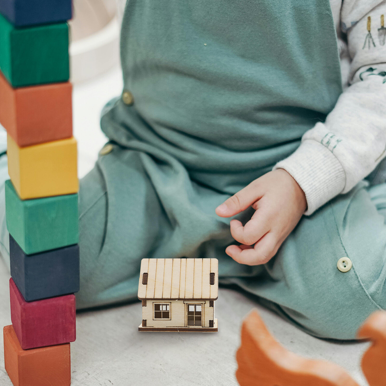 Домик Из Дерева Набор Для Сборки Миниатюрный Дом Модель Коттеджа Для Детей И Взрослых 5.70X5.10X4.60Cm