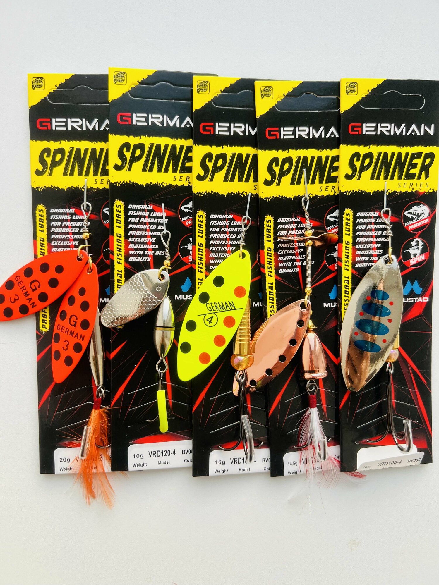 Набор блесен German 5 штук