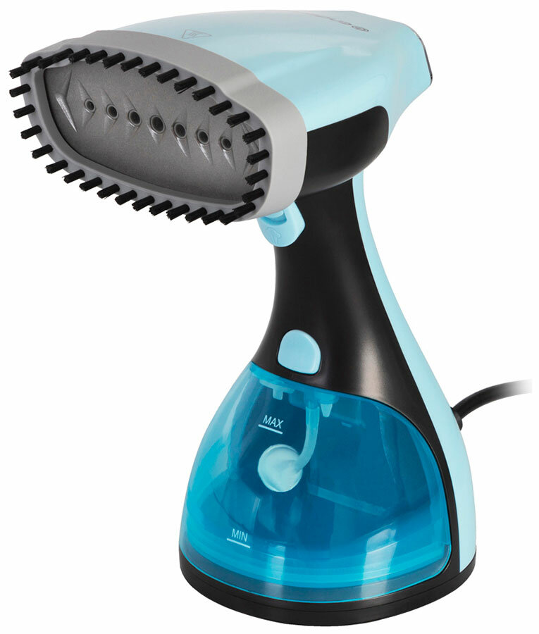 Отпариватель для одежды Endever Odyssey Q-454, черный/голубой