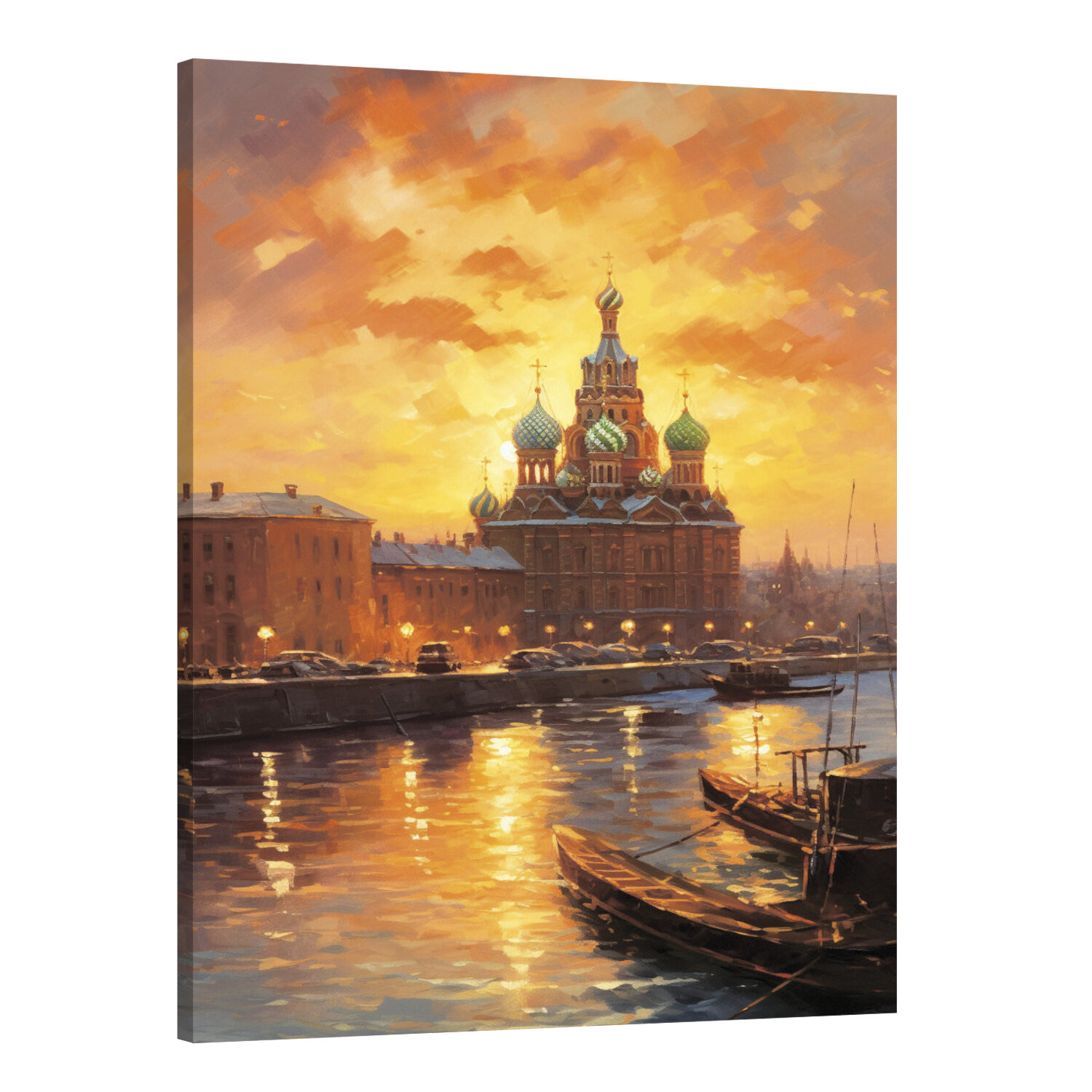 Интерьерная картина 50х70 "Питерские взгляды"