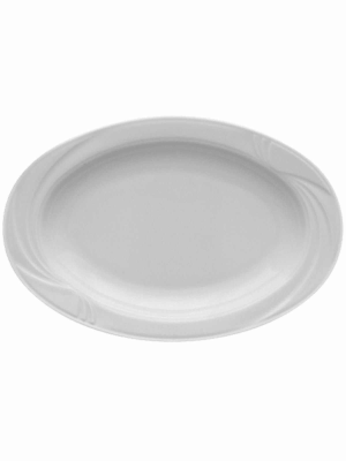 Блюдо овальное Lubiana Arcadia фарфоровое 37x31,5 см