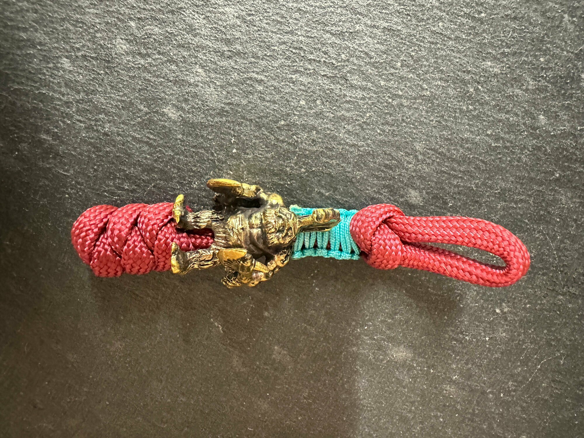 Темляк с латунной бусиной Тролль