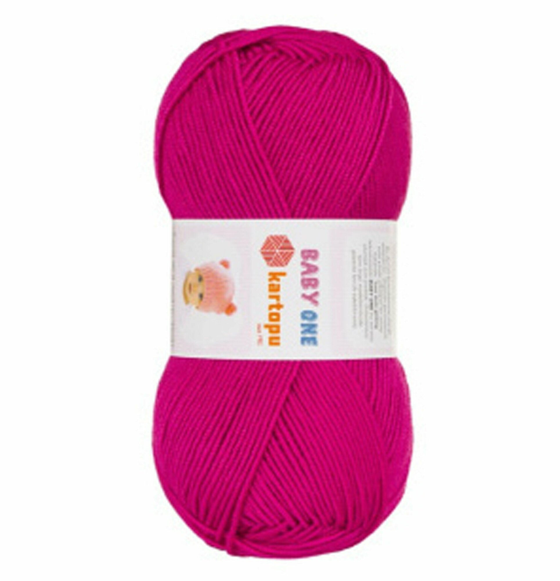 1 Моток Пряжа Kartopu BABY ONE 100% Акрил антипилинг 100 гр. - 250 м. цвет - 245