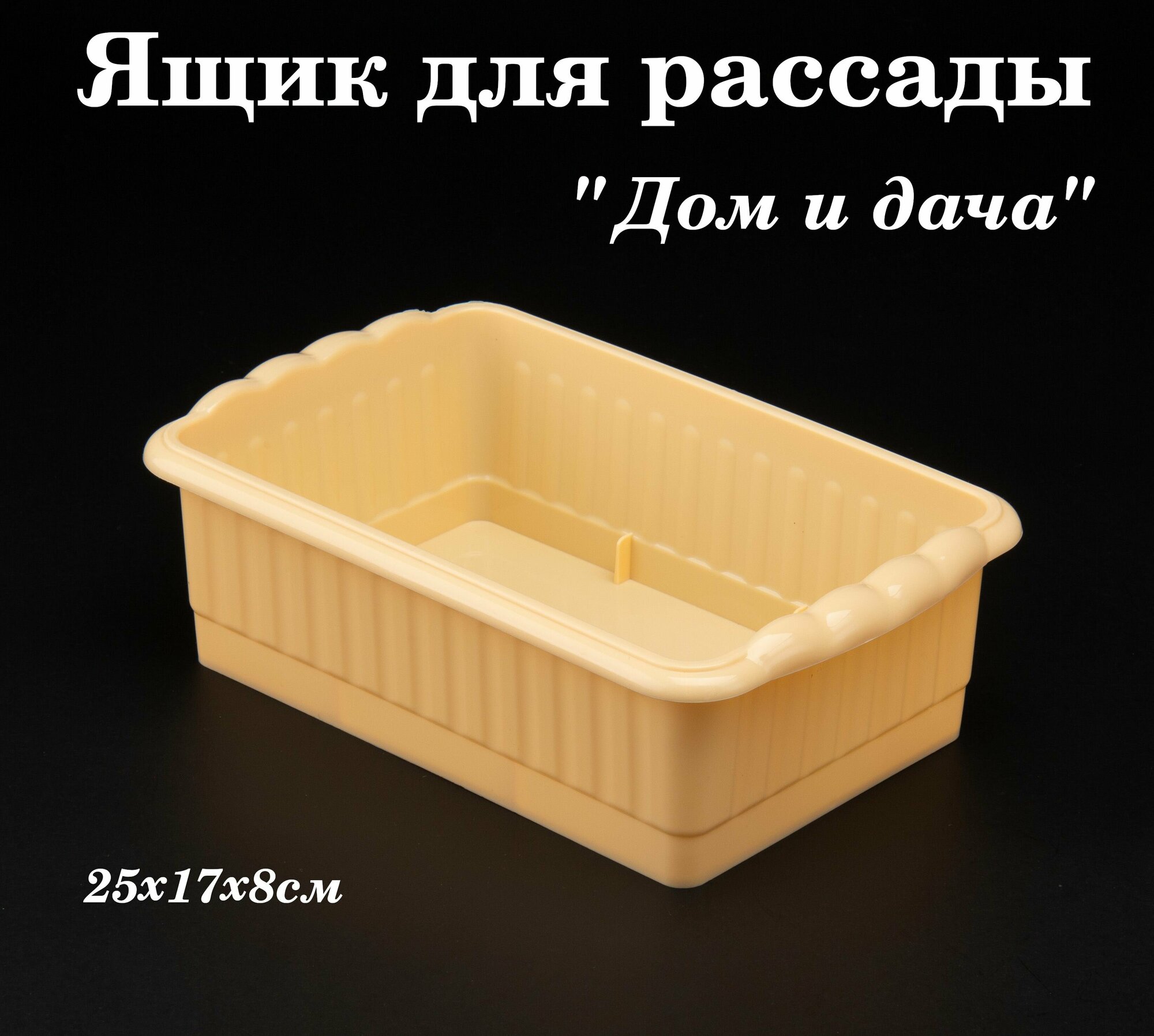 Ящик для рассады Дом и дача 25х17х8 см