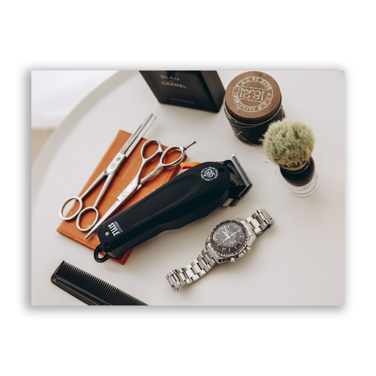 Постер, плакат на бумаге / Для Барбершопа / Размер 40 x 53 см