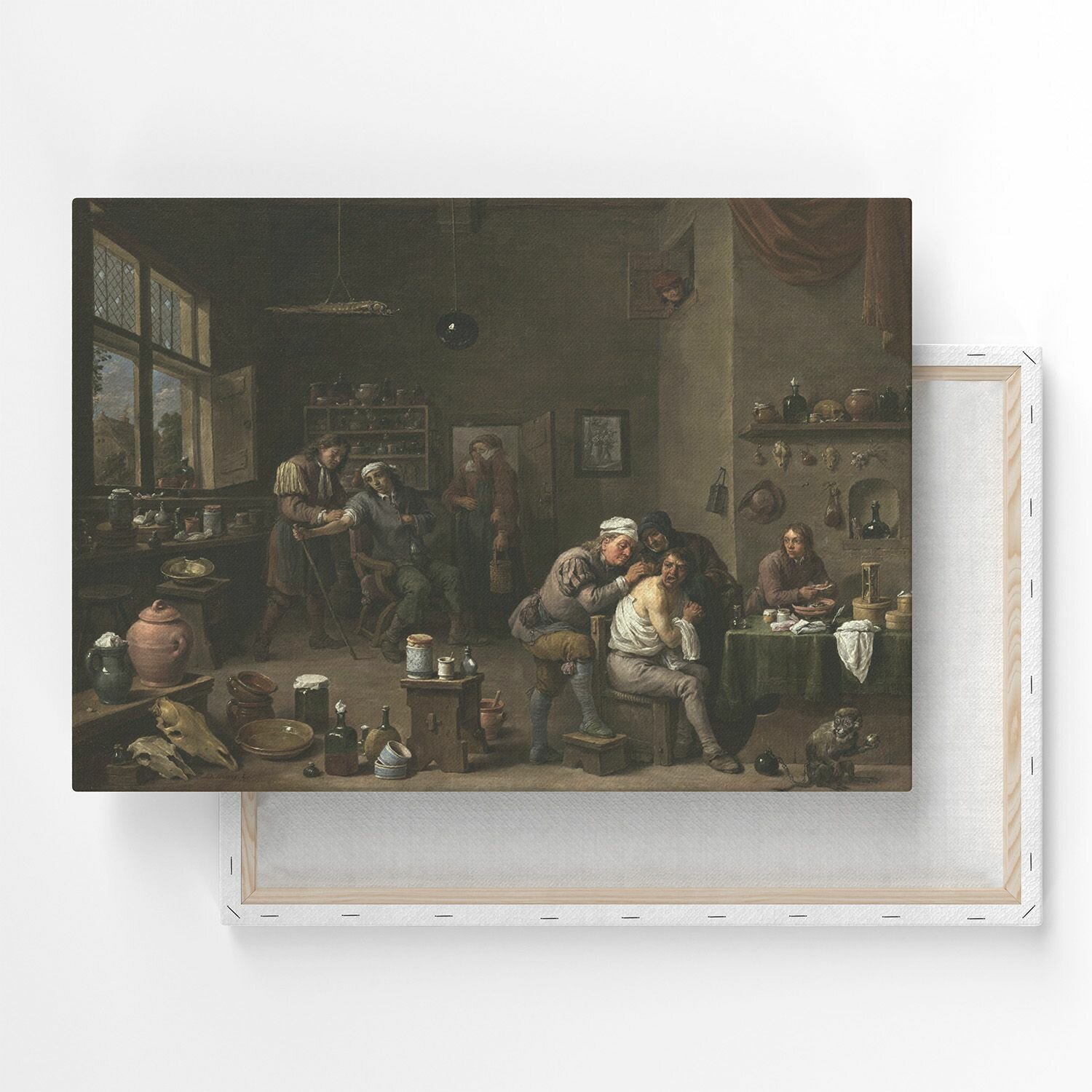 Картина на холсте, репродукция / Давид Тенирс Младший - The Surgeon / Размер 40 x 53 см
