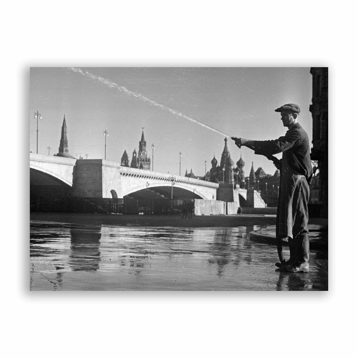 Советский постер, плакат на бумаге / Старая Москва / Размер 30 x 40 см