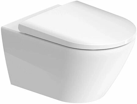 Унитаз подвесной Duravit D-Neo 2577090000 безободковый, альпийский белый