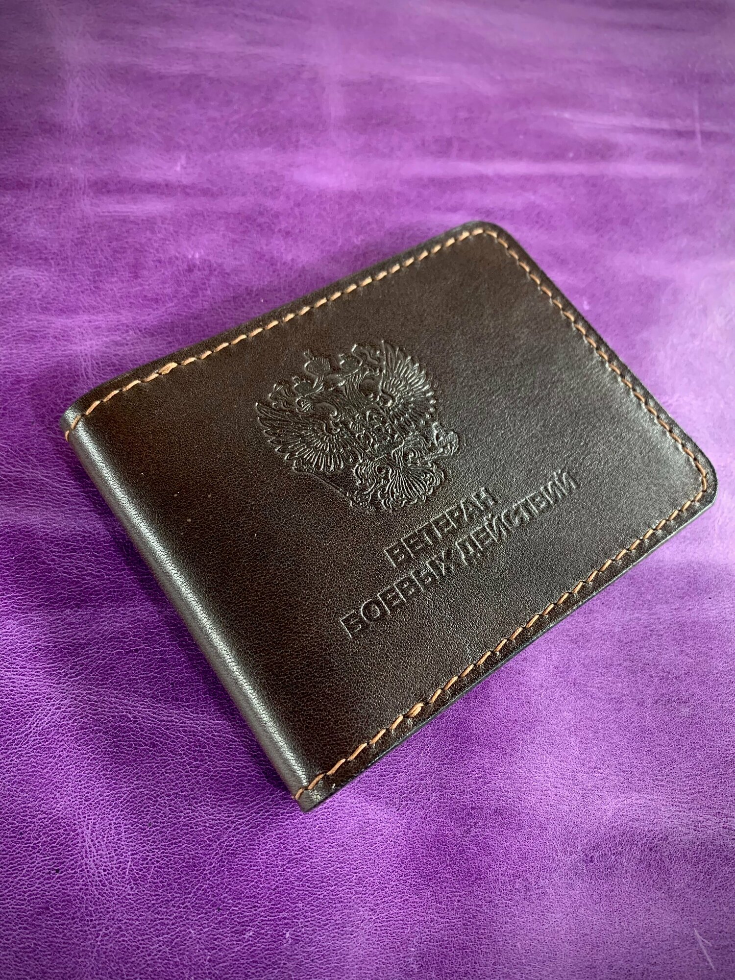 Обложка для удостоверения viking leather craft