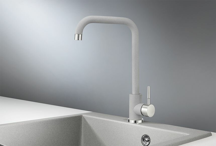 ST-4033, базальт, Смеситель Кухонный