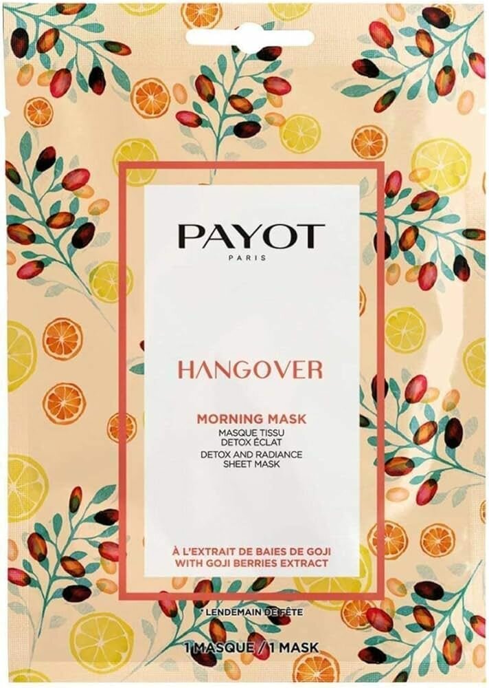 PAYOT Тканевая маска с детокс-эффектом для сияния кожи Morning Mask Hangover