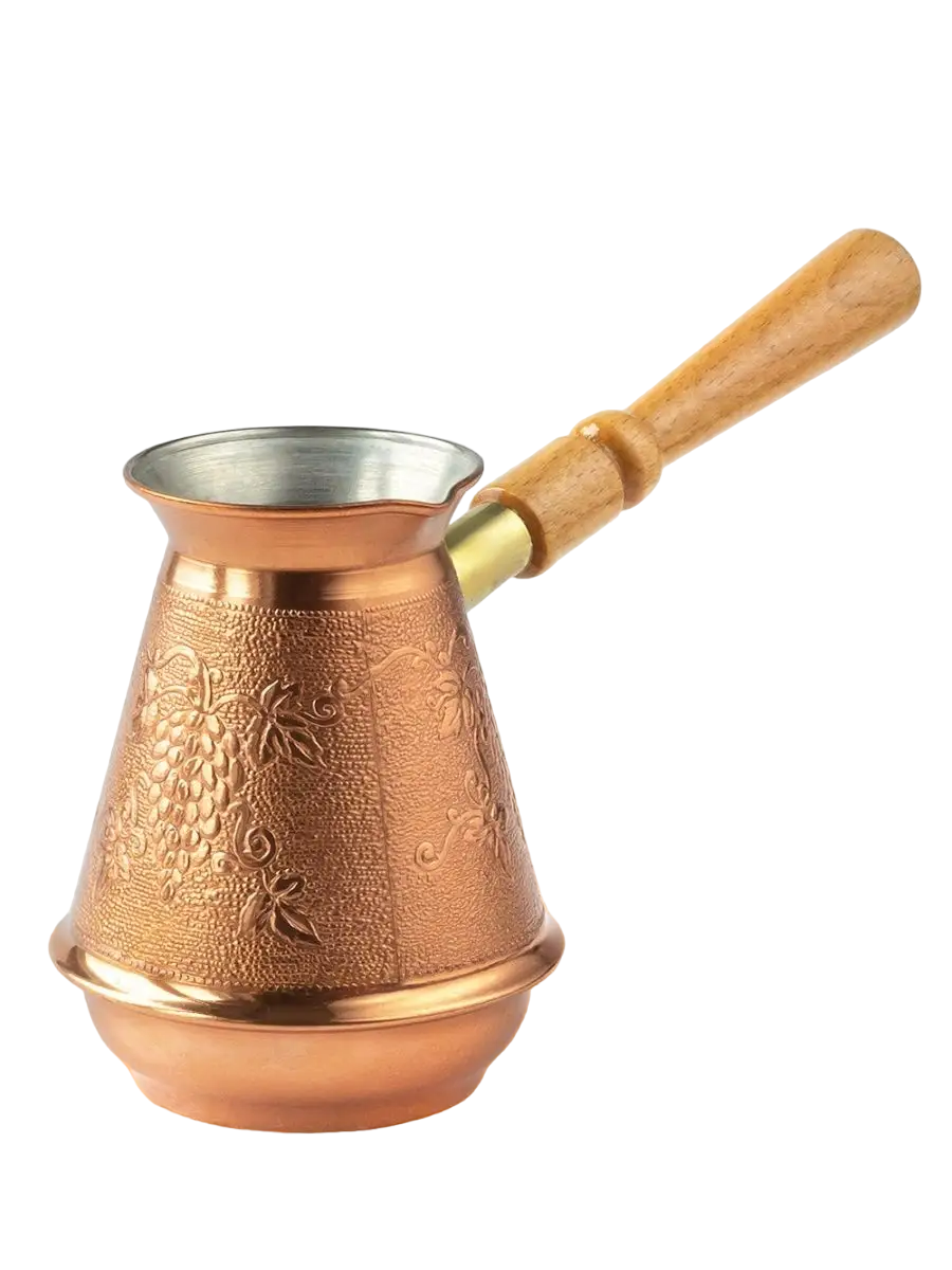 Кофеварка медная TimA Л-370с "Лоза" 0.37 л съемная ручка