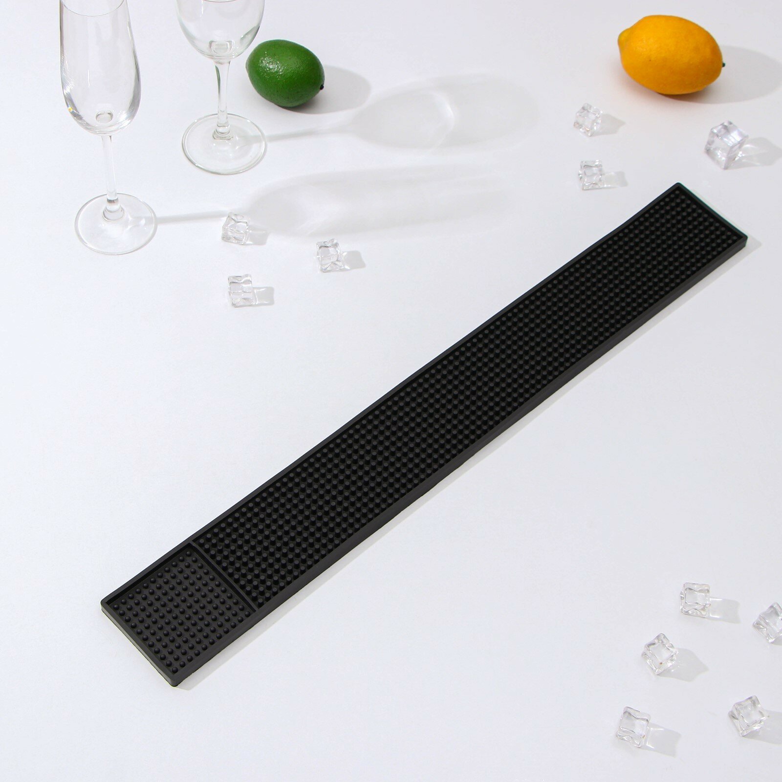 Барный коврик Доляна, 60×8×0.9 см, резина