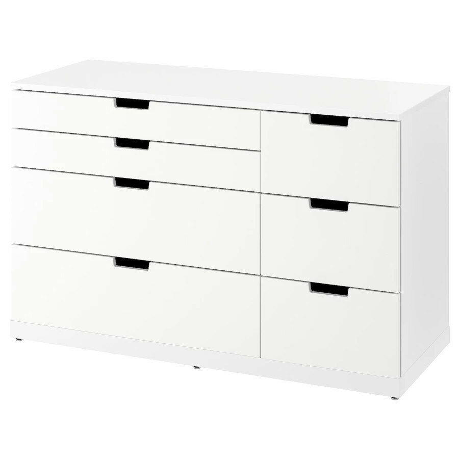Комод NORDLI 47х120х76 см (МДФ) Белый DM635-6 NEW 120x47x76 см, Фиеста
