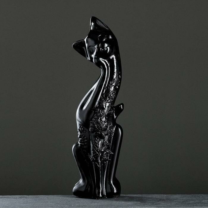 Копилка "Кошка" 49см черная