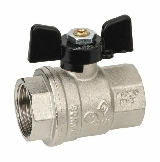 Кран шаровой ВР/ВР Bugatti 1/2" ручка-бабочка