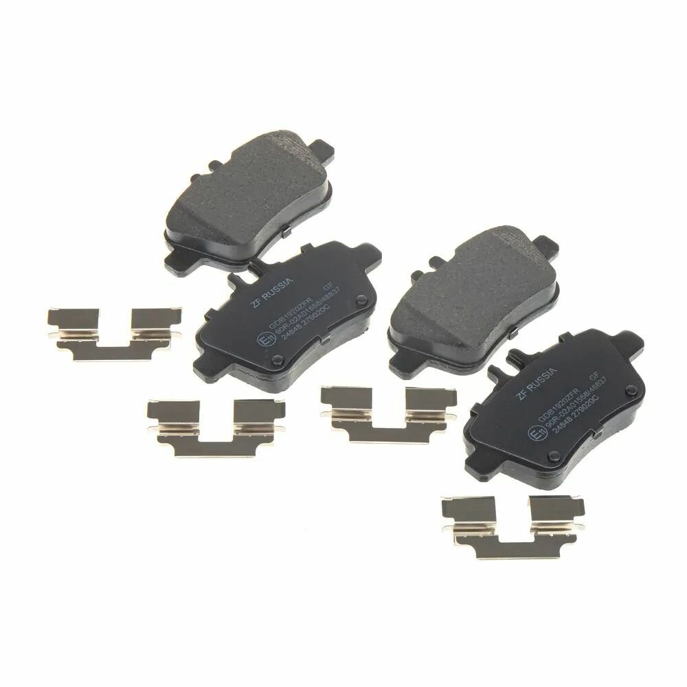 Тормозные колодки ZF Russia GDB1920ZFR для а/м Mercedes-Benz A-W176, B-W246, W264