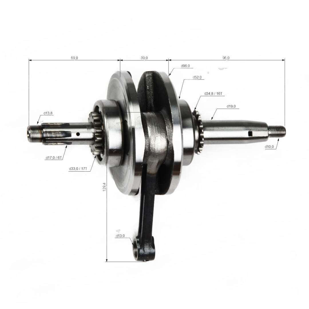 Коленвал для 152FMI/153FMI P-13 для питбайка 125