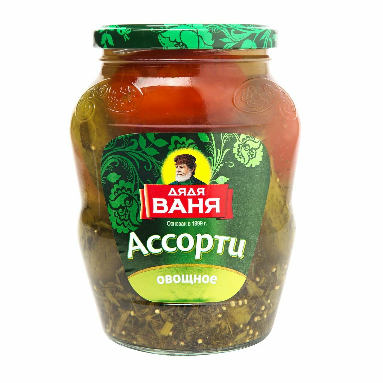 Ассорти овощное Дядя Ваня огурцы и помидоры 680 г x 3 упаковки