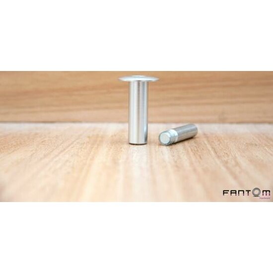 Fantom PREMIUM FNT0009 Дверной ограничитель магнитный скрытый матовый хром