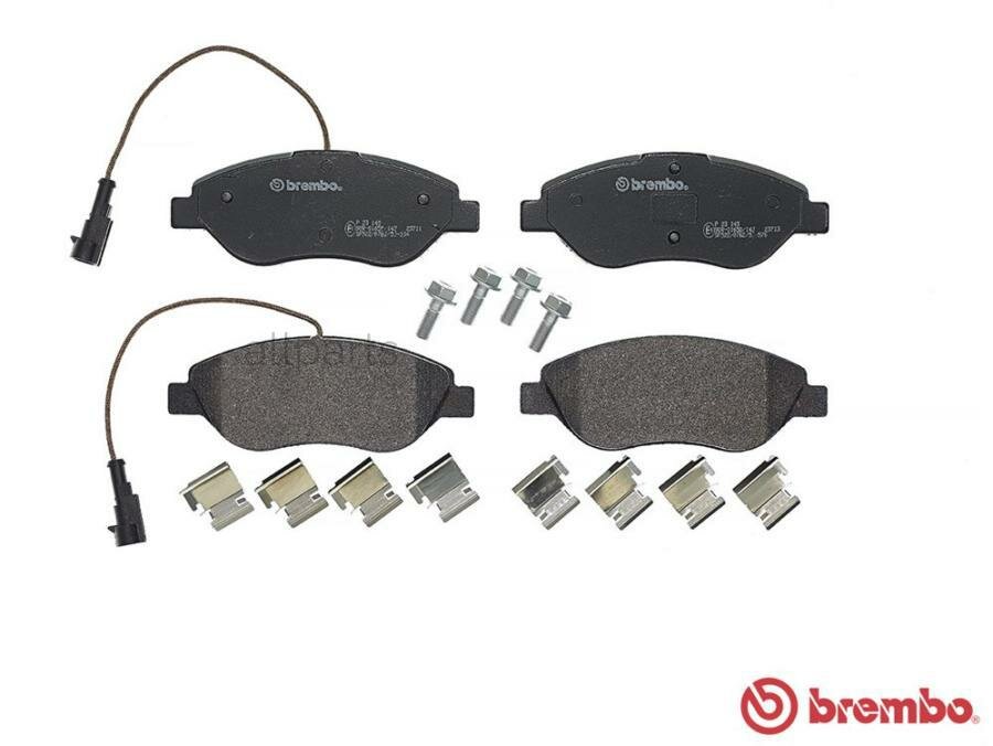 BREMBO P23145 P23145 колодки дисковые передние!\ Alfa Romeo Mito, Fiat Bravo 07>