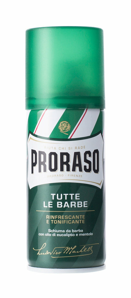 Proraso Refreshing and Toning Shaving Foam Освежающая пена для бритья с ментолом и маслом эвкалипта | 100 мл 100мл