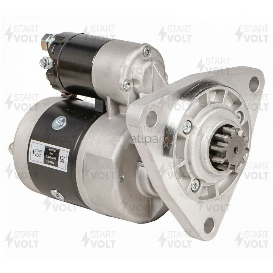 STARTVOLT LST 0372 Стартер для с/т МТЗ-1221/22/ЗИЛ с дв. ММЗ Д-243/245/260 Евро2 24В 3,5кВт STARTVOLT LSt 0372