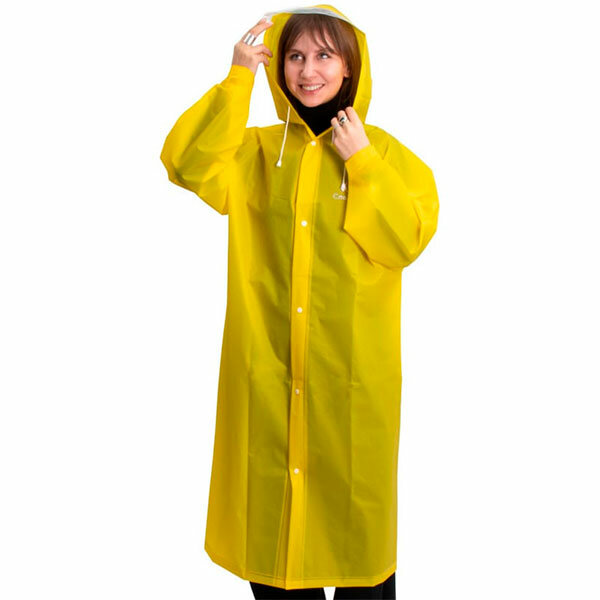 Плащ-дождевик Следопыт EVA (Желтый), 46-48