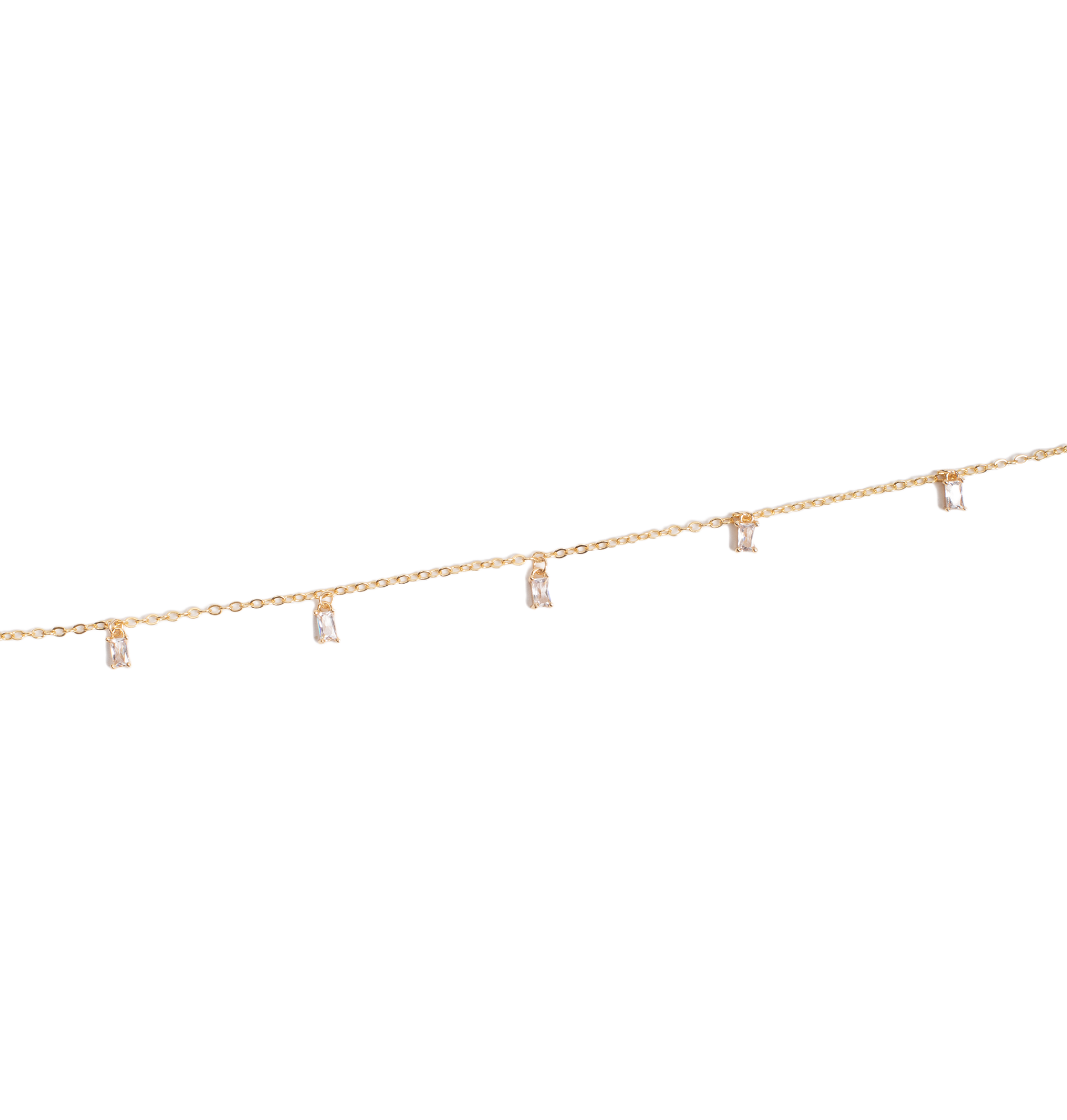 Колье, фианит