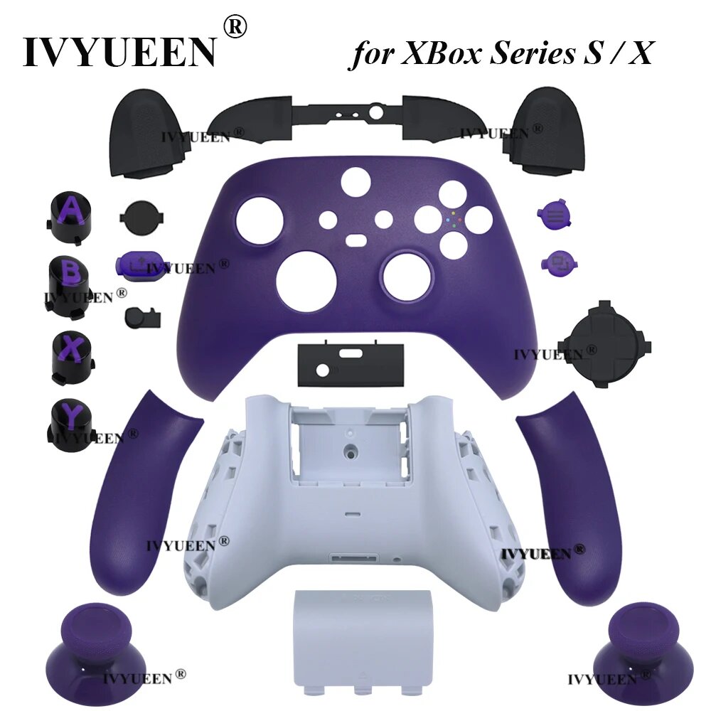 Корпус для контроллера Xbox Series X S IVYUEEN Purple White
