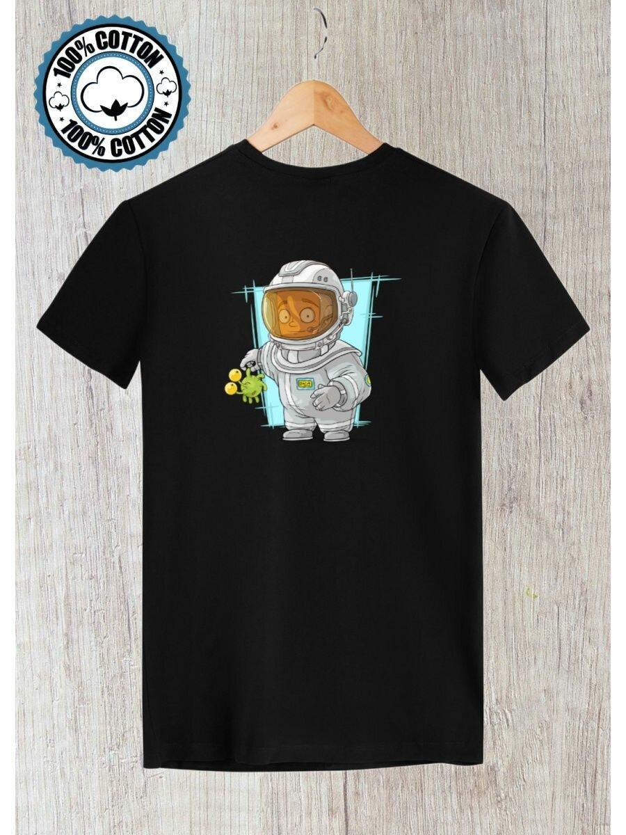 Футболка мультяшка космонавт astronaut space
