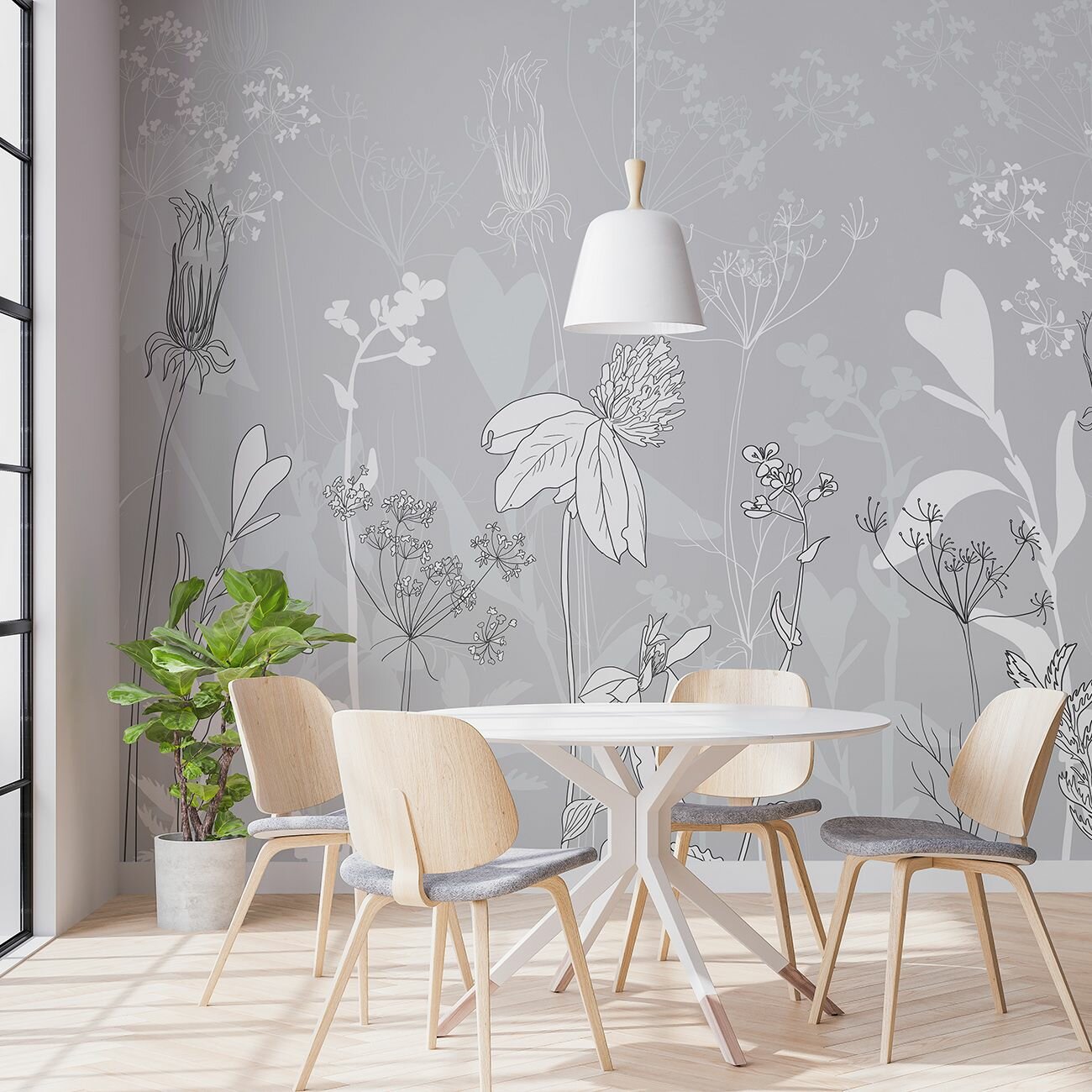 Фотообои/ F-121 Высокая трава 300х270-1Divino