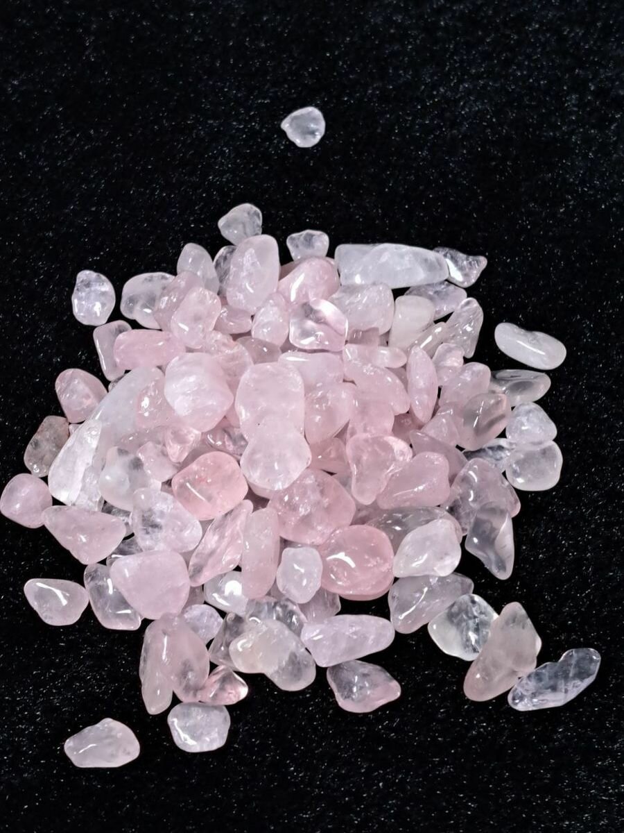 Декоративные камни розовый кварц, натуральный камень, талисман, оберег, декор для дома, 5-15 мм
