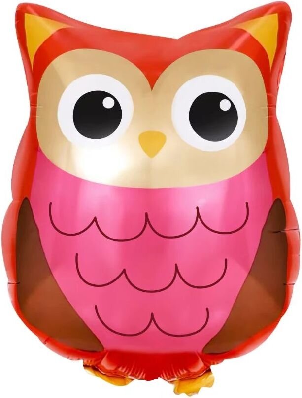 Шар (21'/53 см) Фигура, Сова, 1 шт.