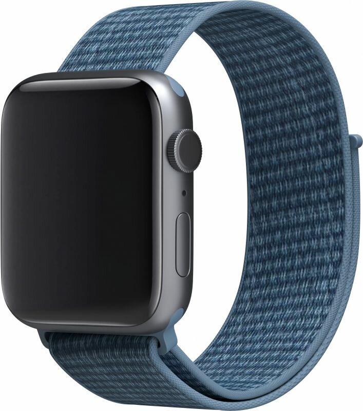 Ремешок Moonfish, для Apple Watch 42/44/45/49 мм, голубой, нейлон