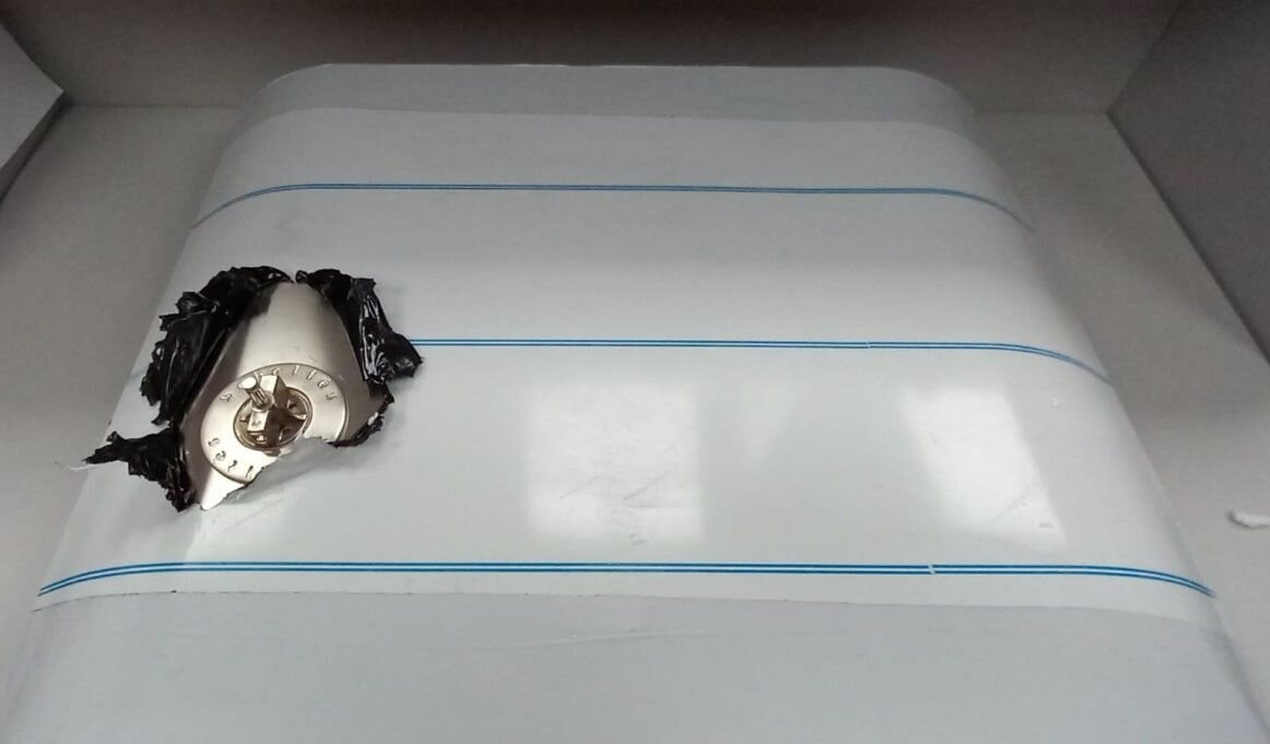 Изолированная верхняя дверная панель RDL45ANF IX D Indesit C00194618