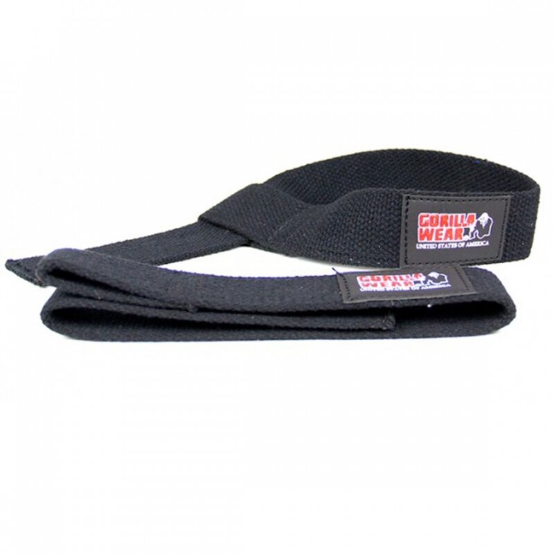 Gorilla WearТяги Non Padded 99113, 2 шт, черные, материал 100% хлопок — фото 1