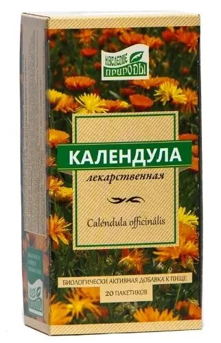 Наследие природы календула лекарственная (ноготков цветки) 1 гр 20 шт 3уп
