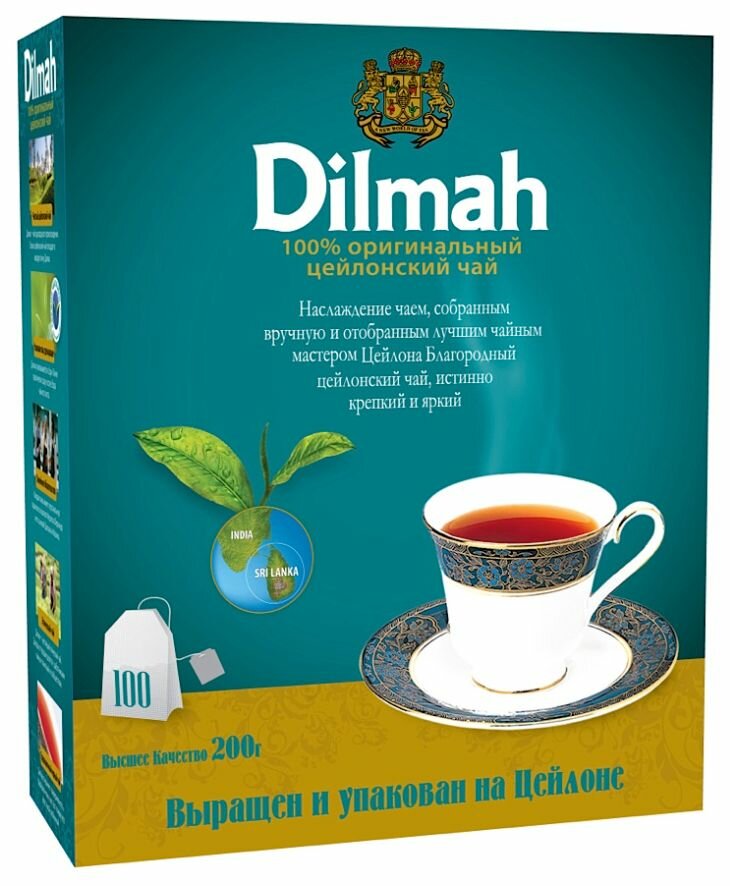 Dilmah чай черный 100 пакетиков