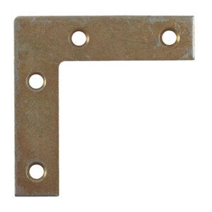 Уголок оконный оцинкованный 40х40х10х1.5 мм с желтой пассивацией (10 шт.)