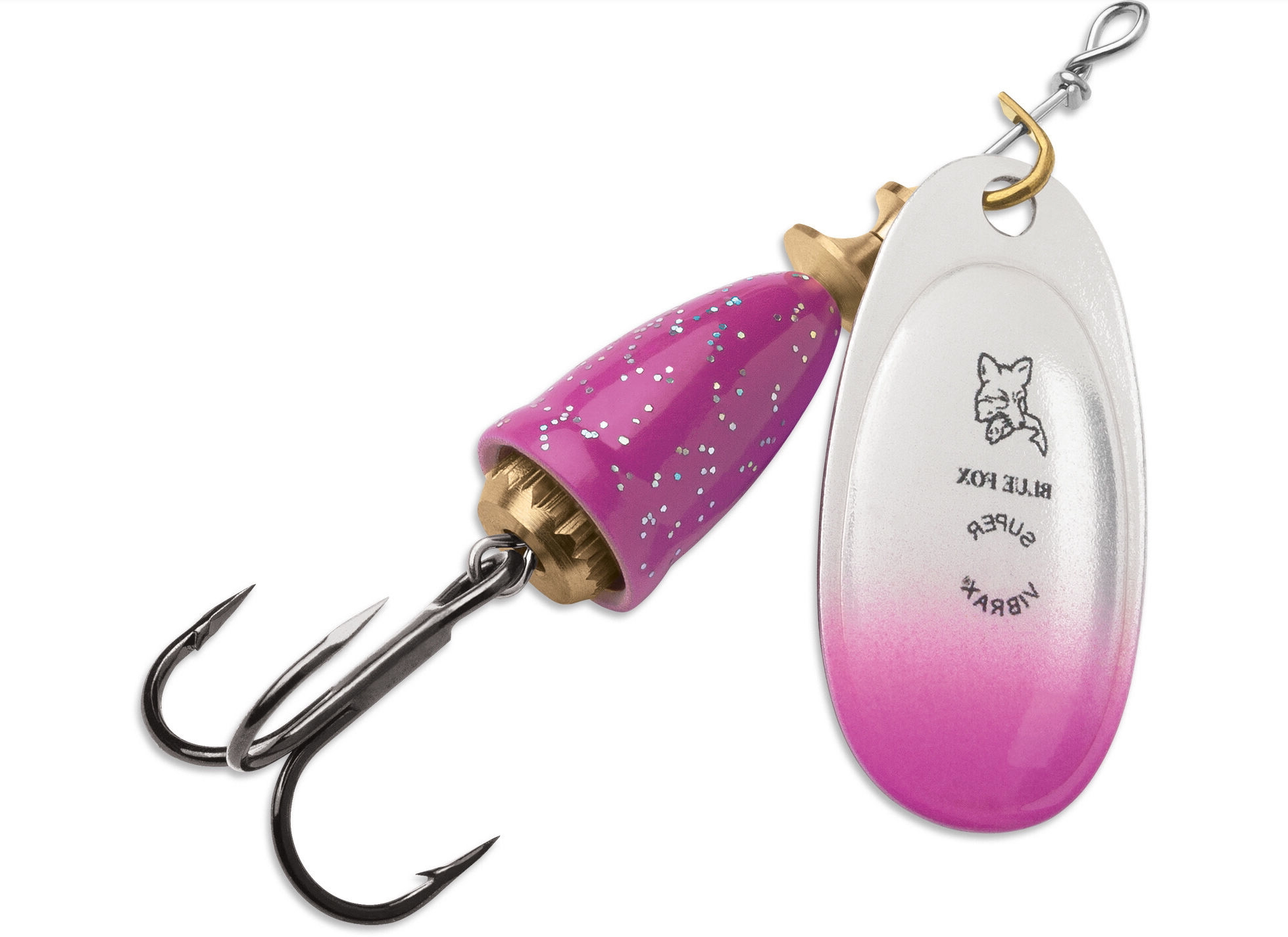 Вращающая блесна из латуниVibrax Flake 2 (Blue Fox) 6 18г -CPCB, 55mm