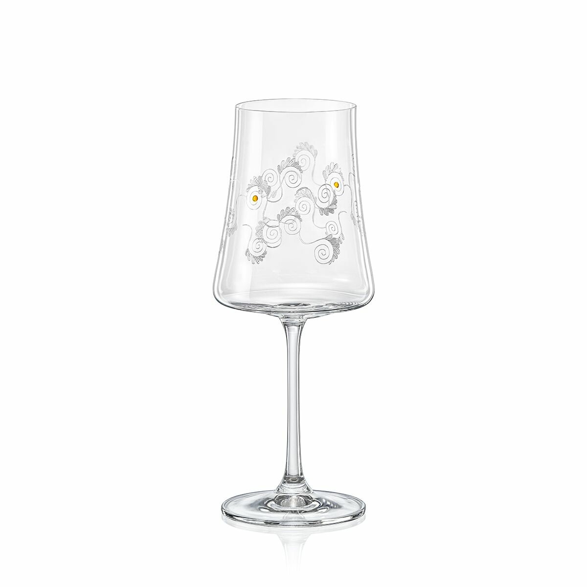 Экстра Бокал для вина 460 мл , декор "Весна" 1 шт.