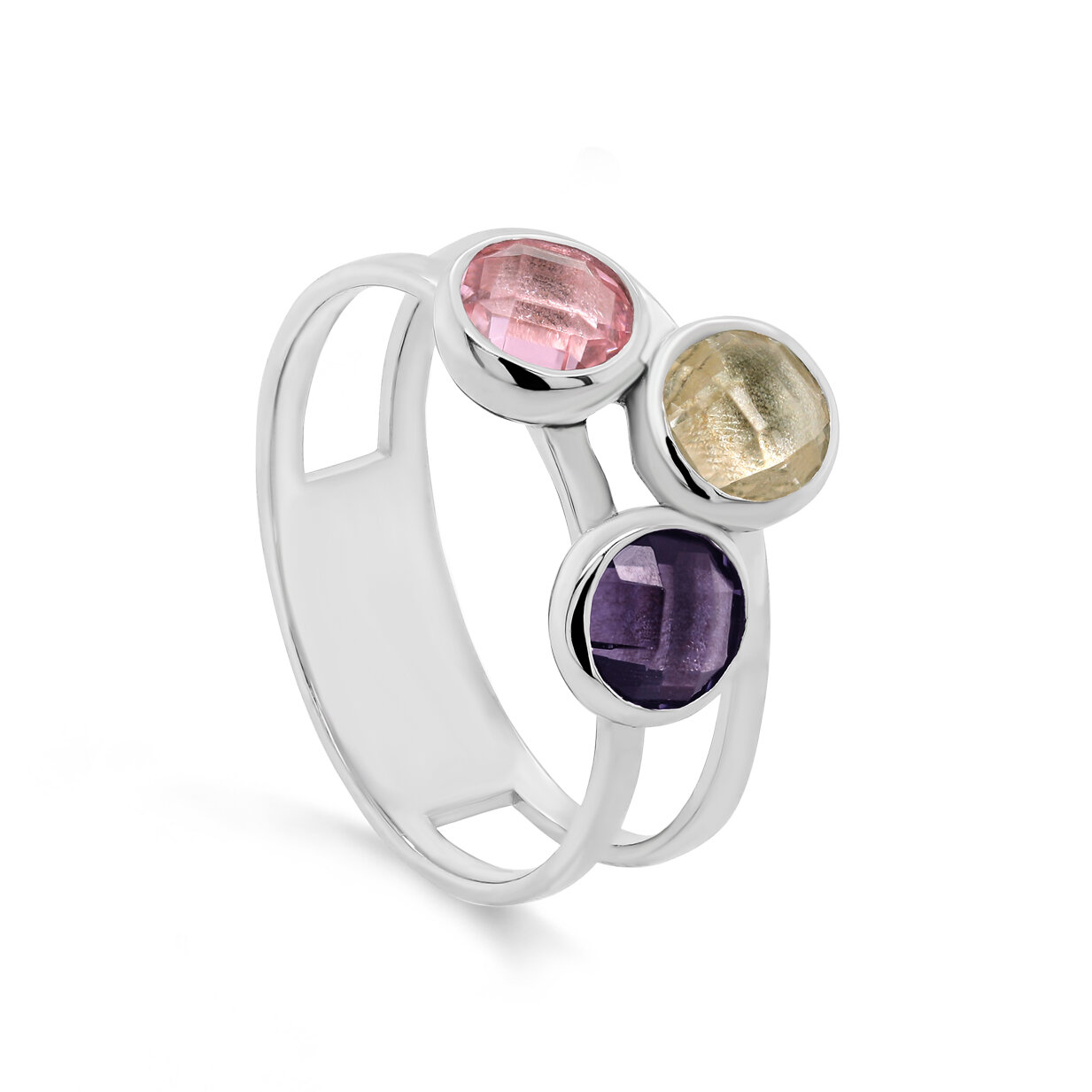 Кольцо, серебро, 925 проба, алпанит