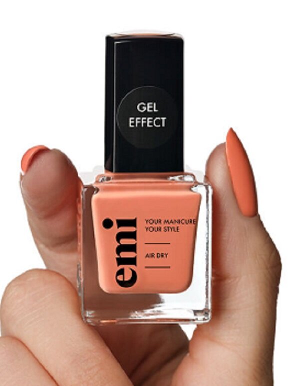 Ультрастойкий лак с гелевым эффектом, EMI, Gel Effect Манговый бриз №204, 9 мл