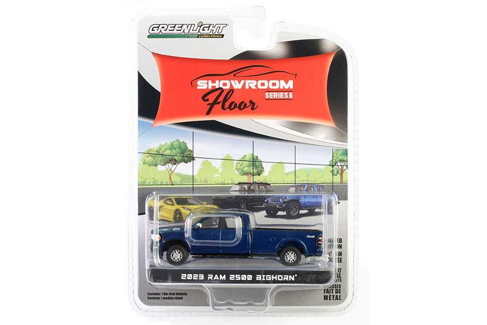 Dodge ram 2500 bighorn sport appearance off-road package 2023 patriot blue pearl (длина модели 6-10 см)