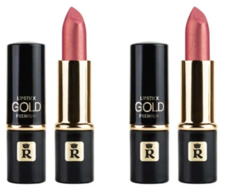 Помада губная Relouis Premium Gold, тон 385, 3.8 гр, 2 шт