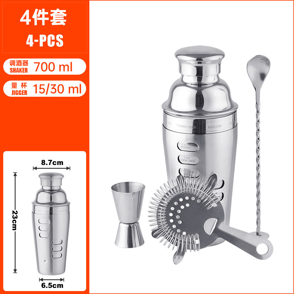 Amazon Нержавеющая сталь Чай с молоком Чак Чашка Полный набор с продуктами Formula Bar Коктейльный винный набор