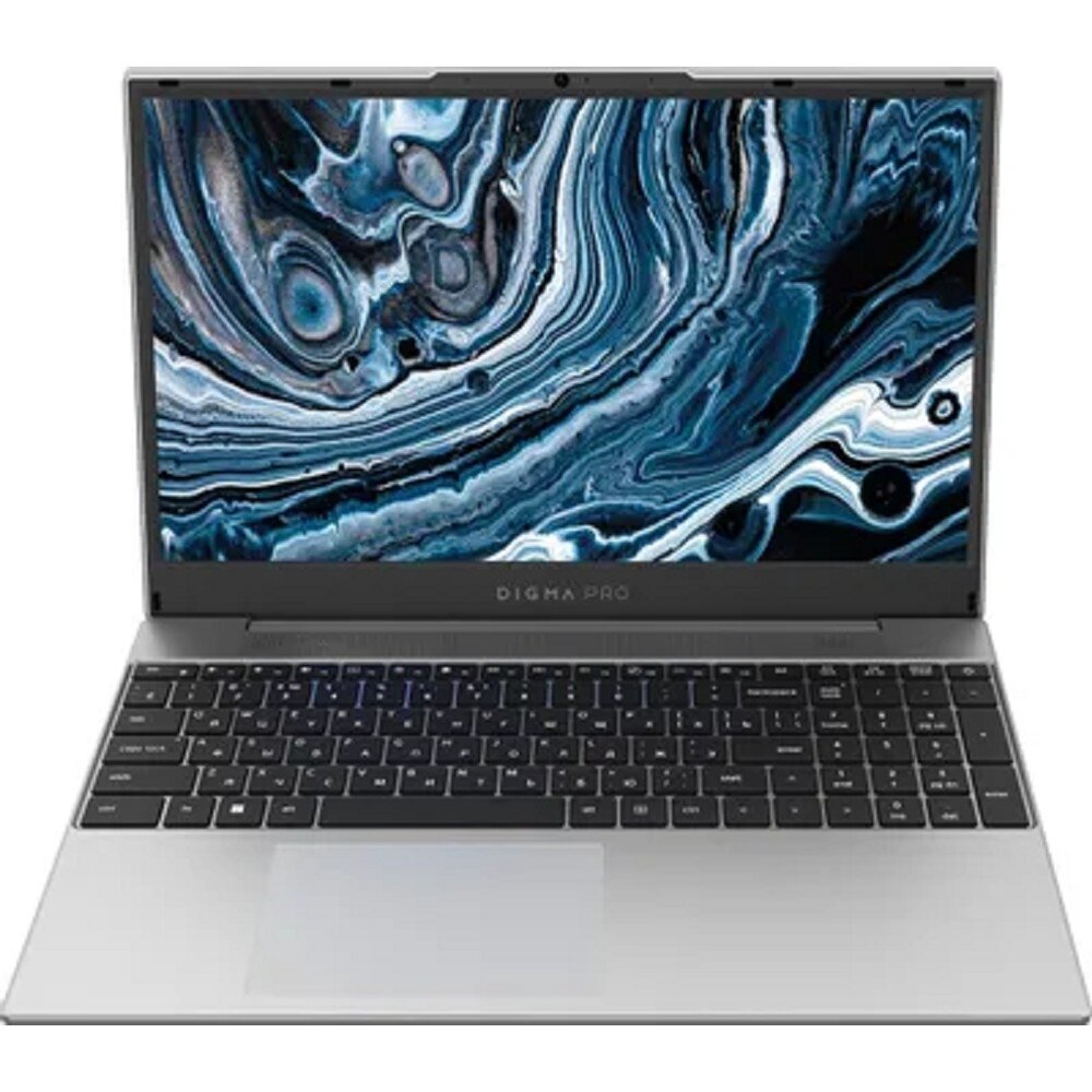 Ноутбук Digma Pro Breve DN15R7-ADXW01 Silver 15.6" FHD Ryzen 7 5700U/16Gb/SSD512Gb/W11Pro/1917886